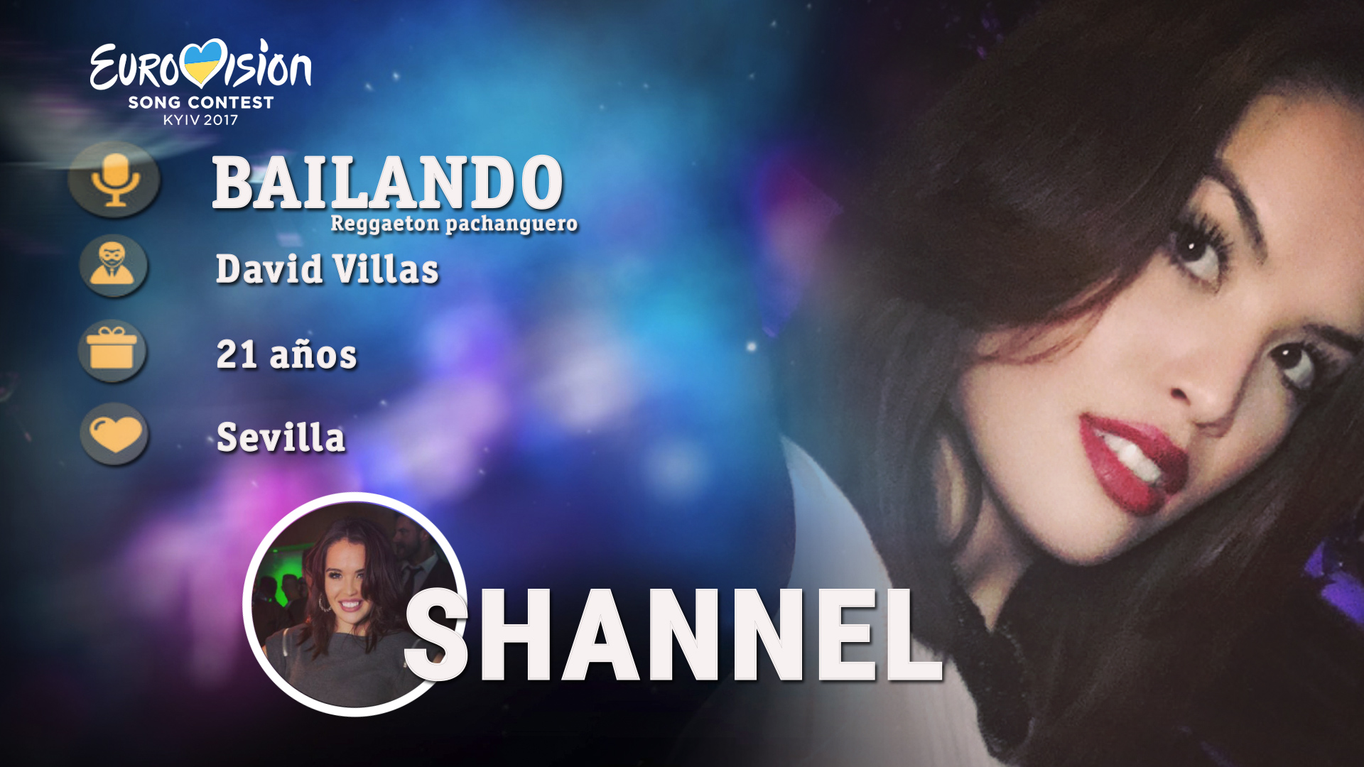 Shannel canta "Bailando" para ir a Eurovisión 2017 | RTVE.es