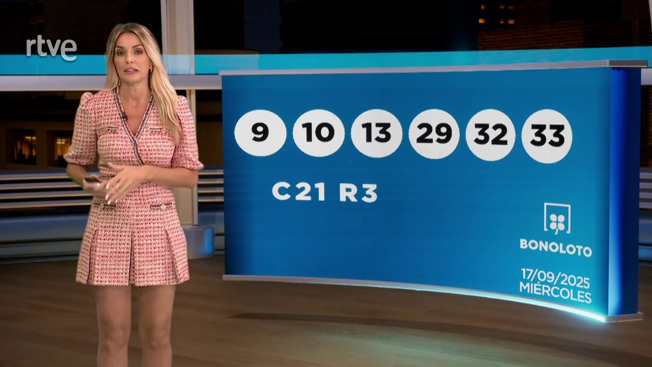 Sorteo Bonoloto 17 septiembre 2025 - Loterías en RTVE.es