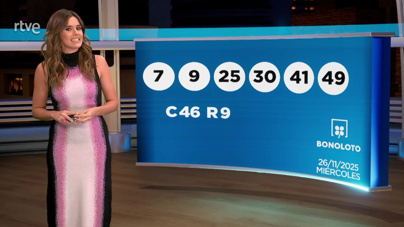 Sorteo Bonoloto 26 noviembre 2025 - Loterías en RTVE.es