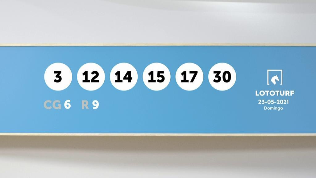 Sorteo Lototurf y Quíntuple Plus 23 mayo 2021 - Loterías en RTVE.es