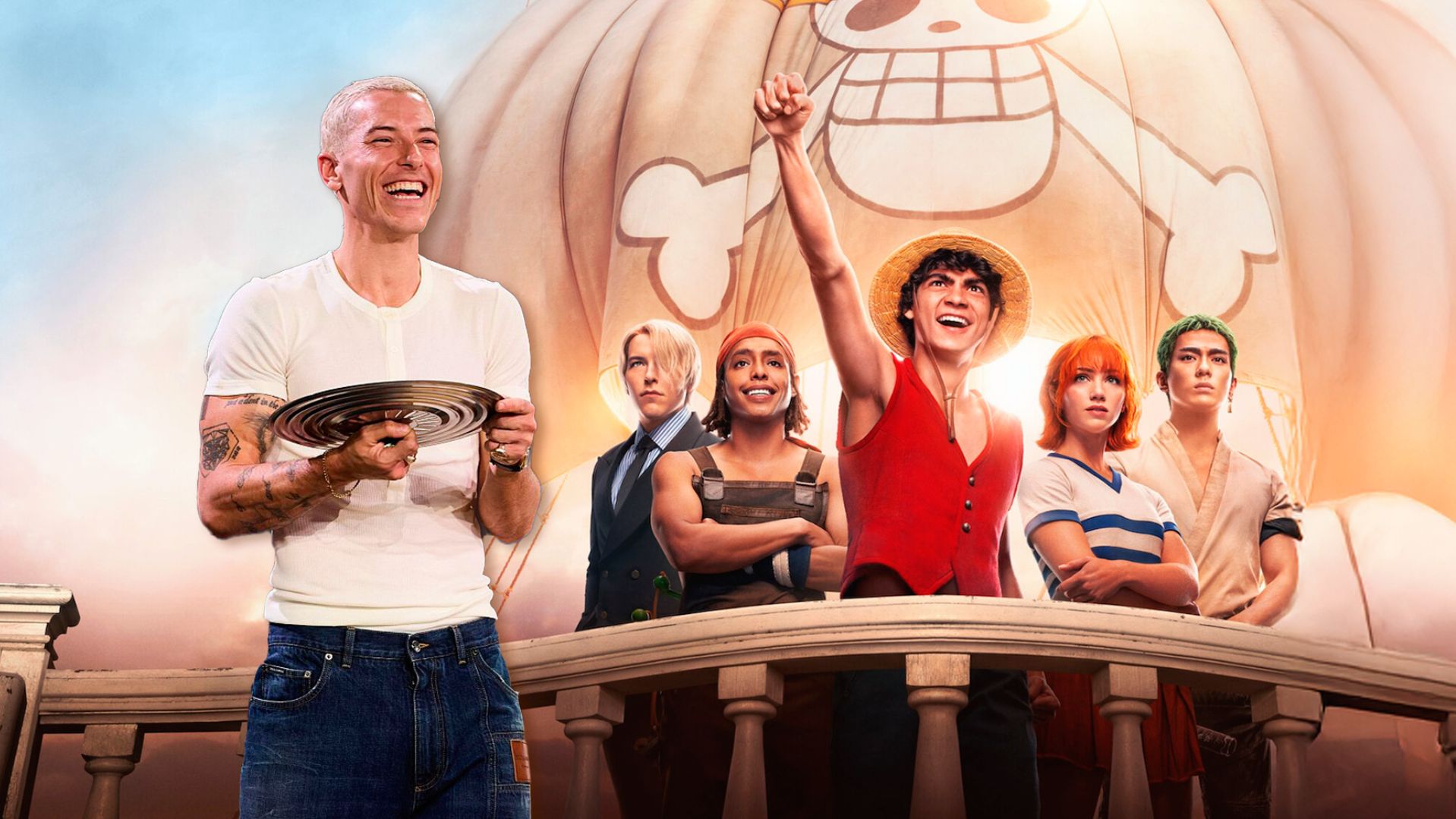 Taz Skylar, el actor "más canario que el gofio" que interpreta a Sanji ...