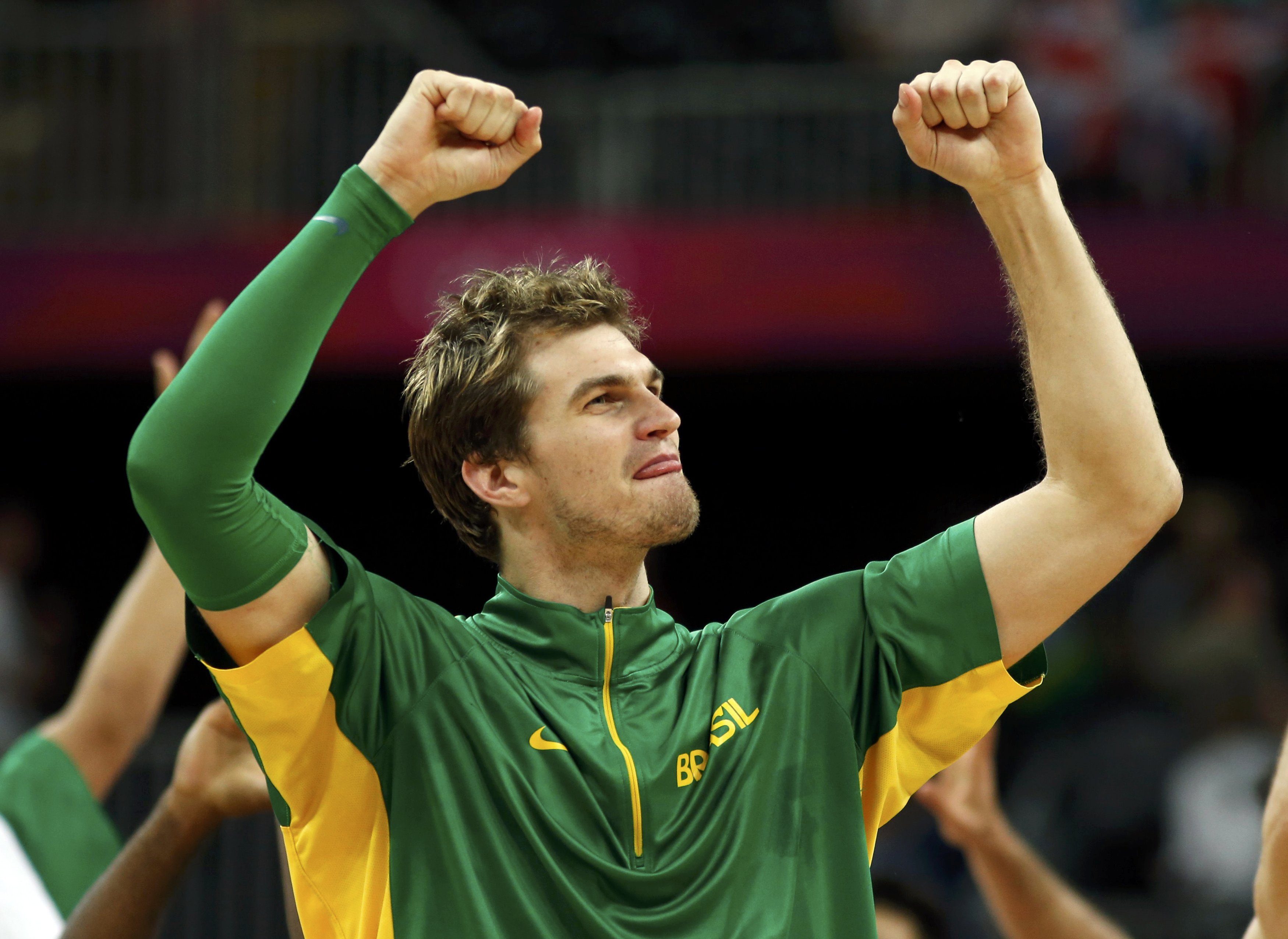 Tiago Splitter, con la vítola de campeón NBA