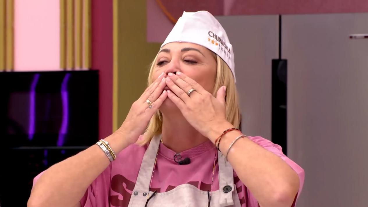 Belén Esteban cocina churros y sorprende al jurado en 'Top Chef'