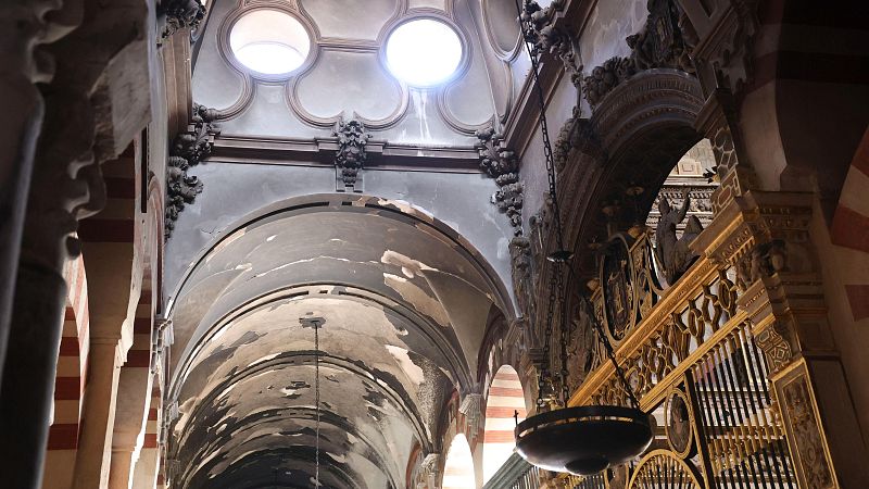Así fue el incendio en la Mezquita-Catedral de Córdoba