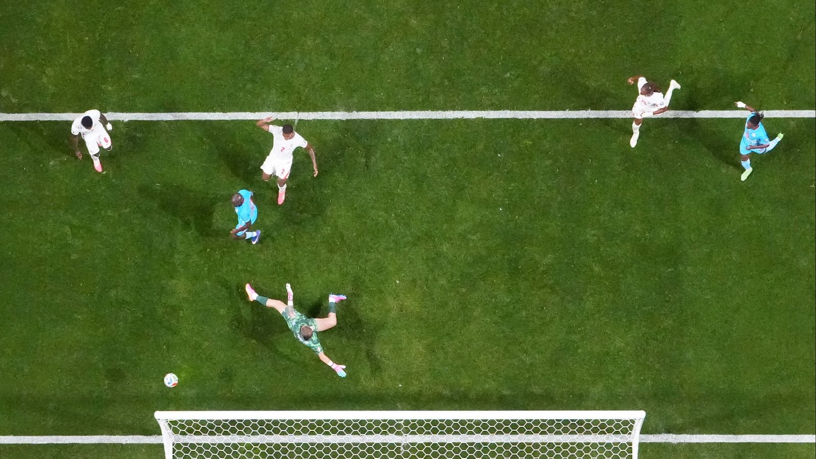 Inglaterra – RD del Congo: Yoane Wissa (0-1) | Mundial | Ver vídeo
